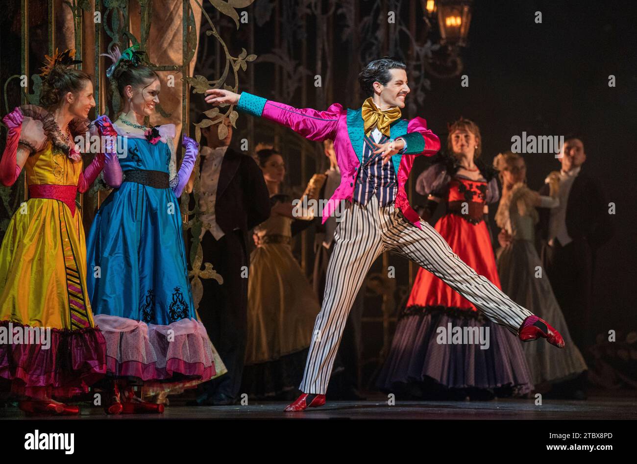 Dancers on stage during the dress run for Scottish Ballet's production ...