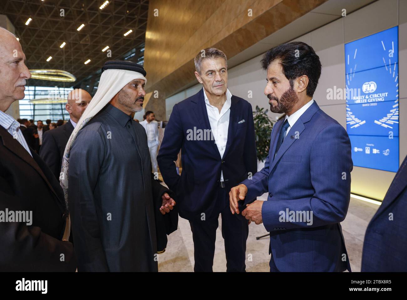 BEN SULAYEM Mohamed, FIA President, portrait with AL-ATTIYAH Nasser ...