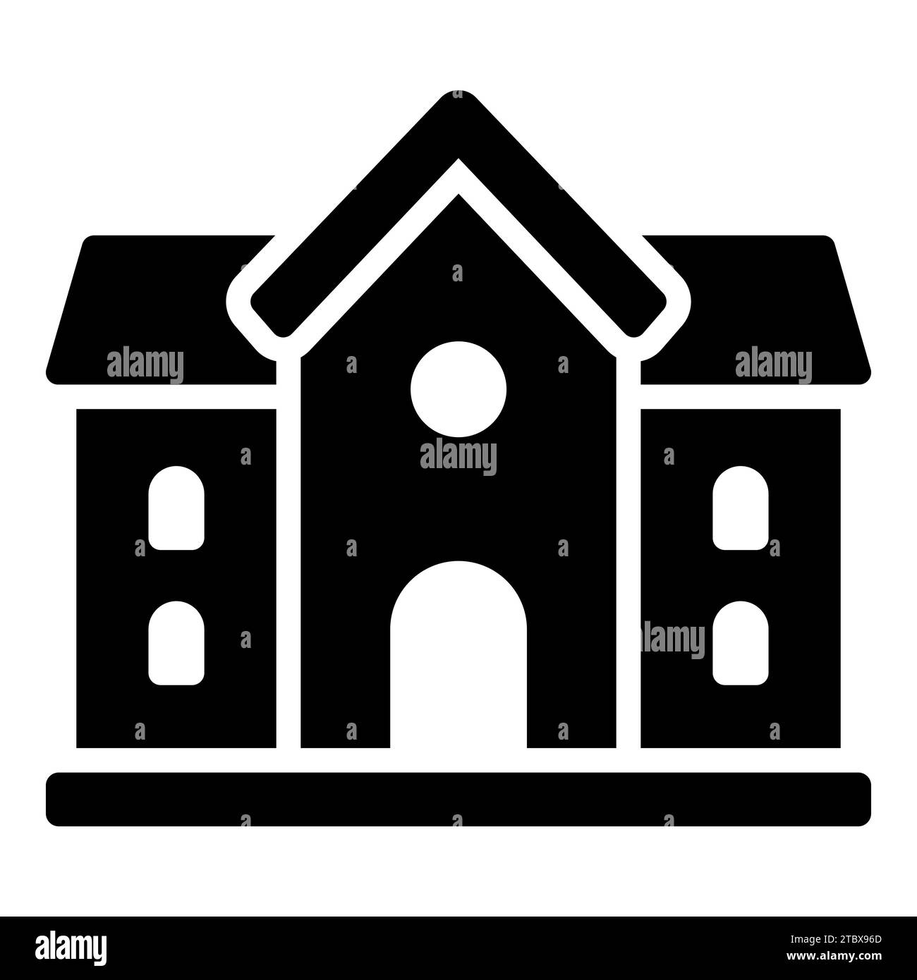 school building vector icon, school and education icon Stock Vector ...