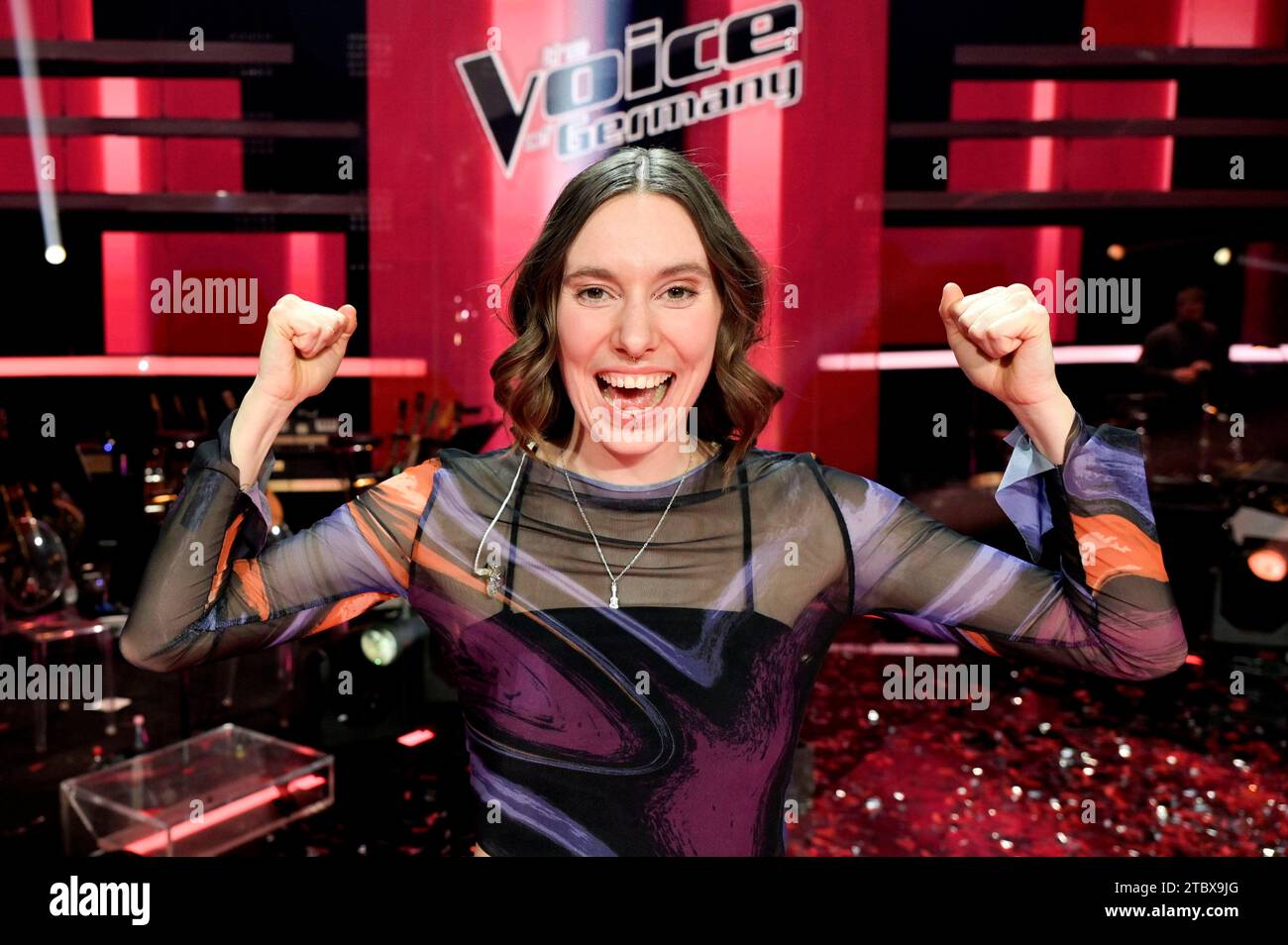 Malou Lovis Kreyelkamp im Finale der 13. Staffel der Castingshow 'The ...