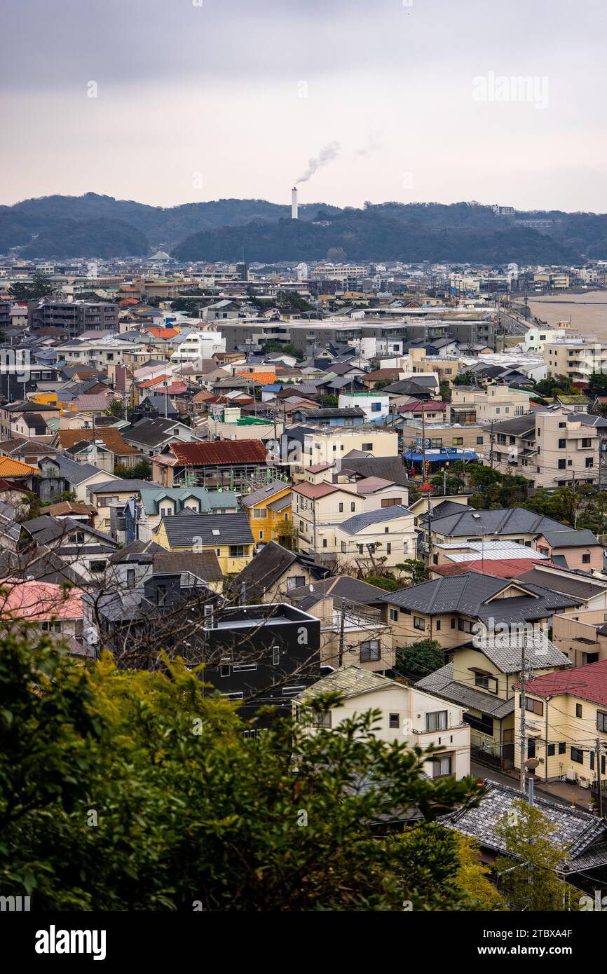 Aerial view of kamakura city hi-res stock photography and images - Alamy