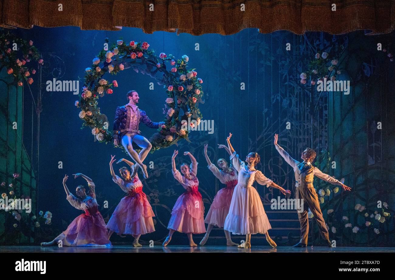 Dancers on stage during the dress run for Scottish Ballet's production ...