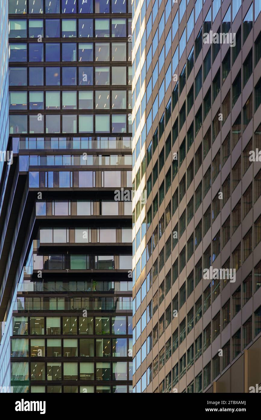 High rise facades in downtown hi-res stock photography and images - Alamy