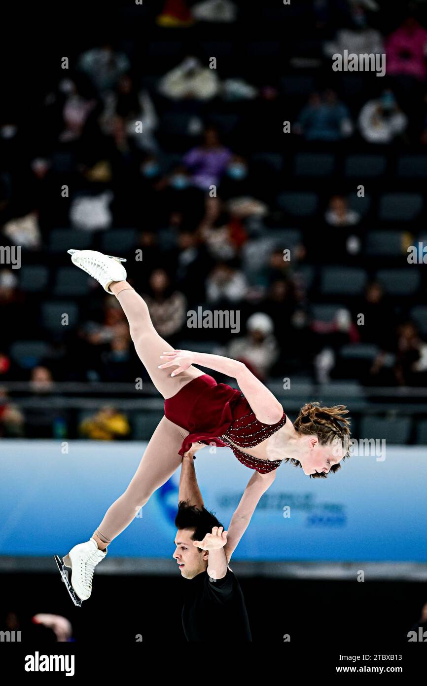Beijing, China. 9th Dec 2023. Ava KEMP & Yohnatan ELIZAROV (CAN ...