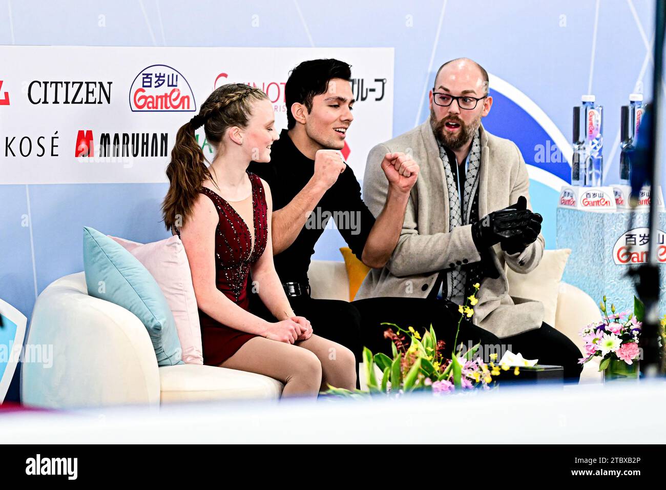 Beijing, China. 9th Dec 2023. Ava KEMP & Yohnatan ELIZAROV (CAN), at ...
