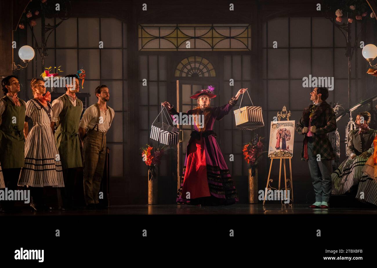 Dancers on stage during the dress run for Scottish Ballet's production ...