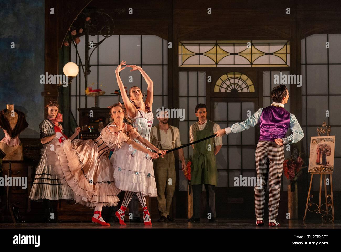 Dancers on stage during the dress run for Scottish Ballet's production ...