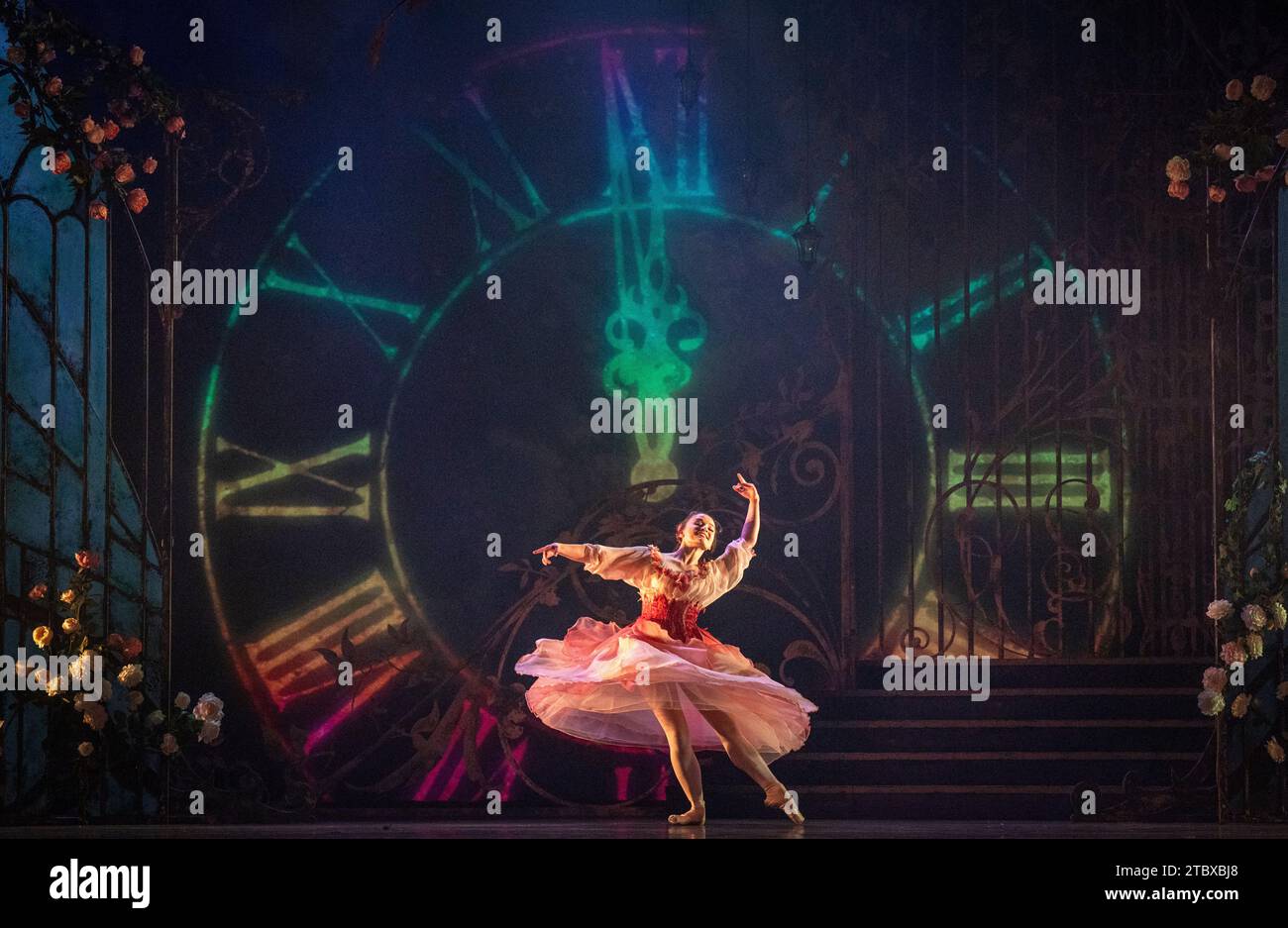 Dancers on stage during the dress run for Scottish Ballet's production ...