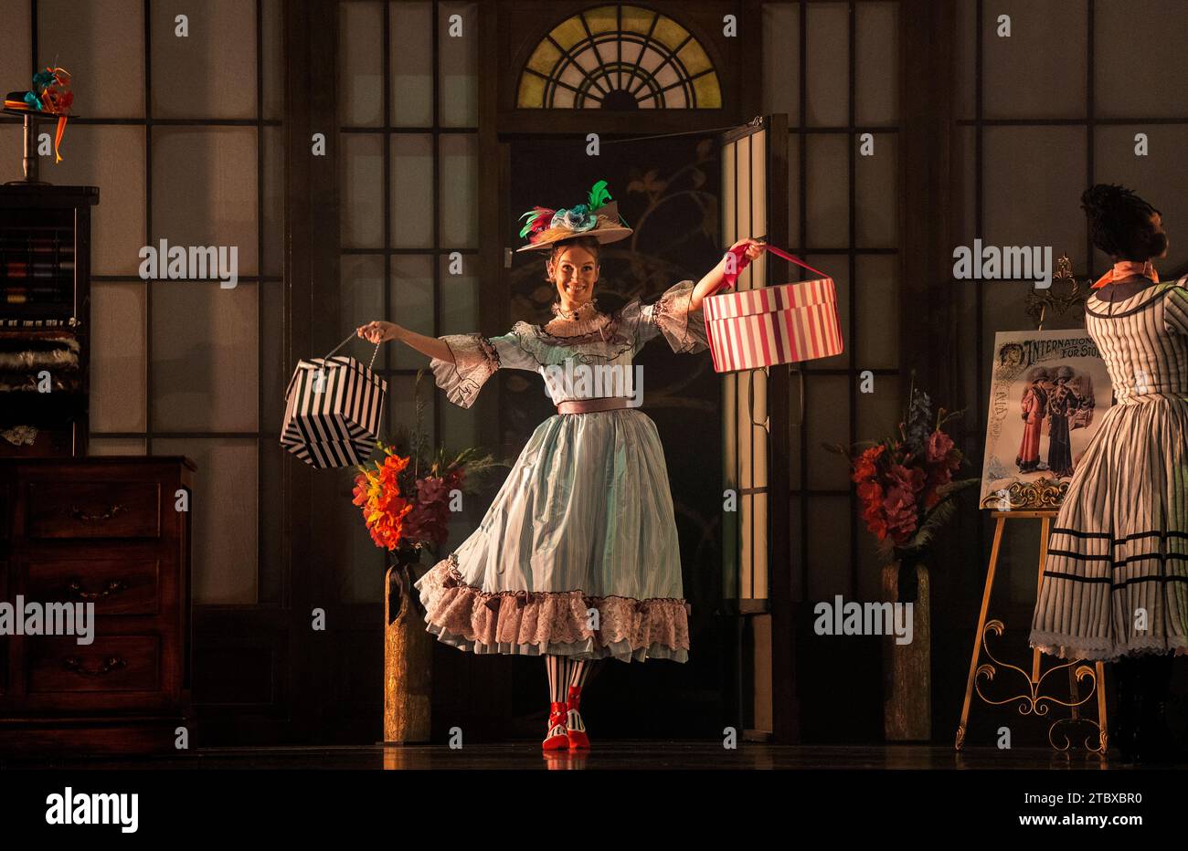Dancers on stage during the dress run for Scottish Ballet's production ...