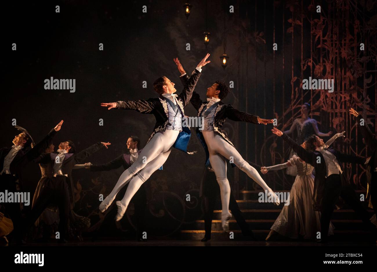 Dancers on stage during the dress run for Scottish Ballet's production ...