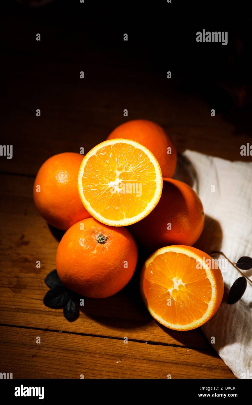 Beautiful images of oranges, vintage style photography, high quality ...