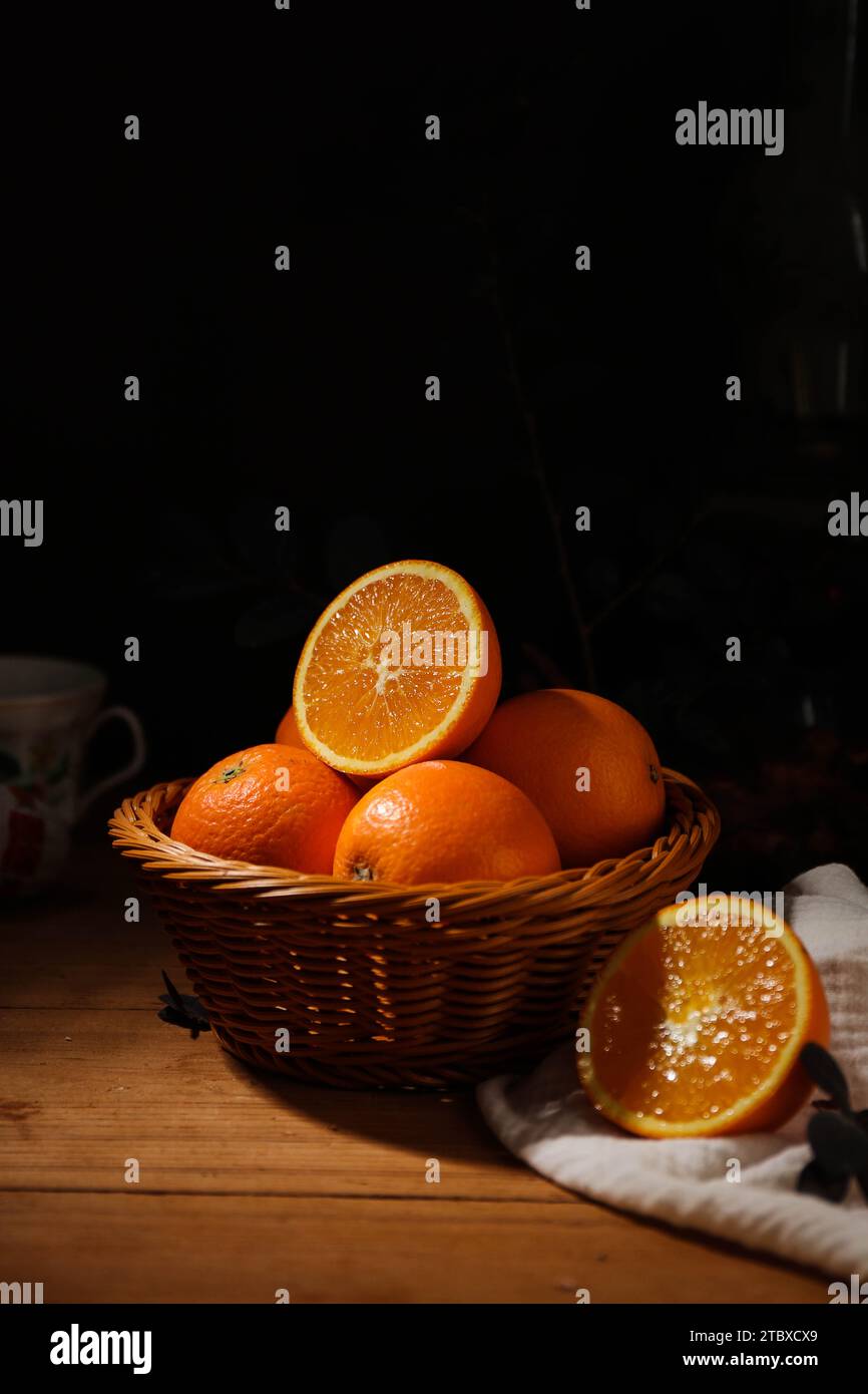 Beautiful images of oranges, vintage style photography, high quality ...