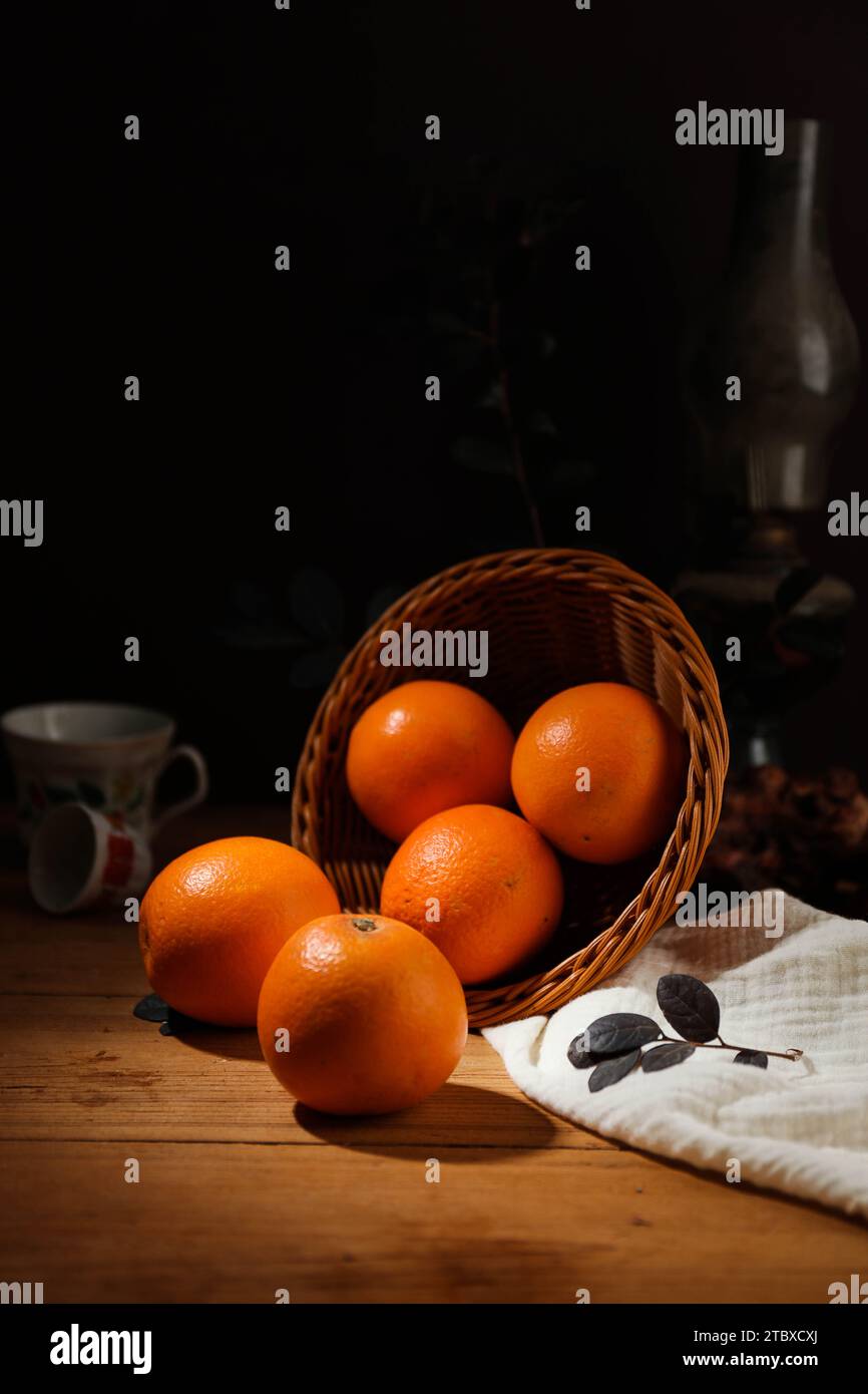 Beautiful images of oranges, vintage style photography, high quality ...