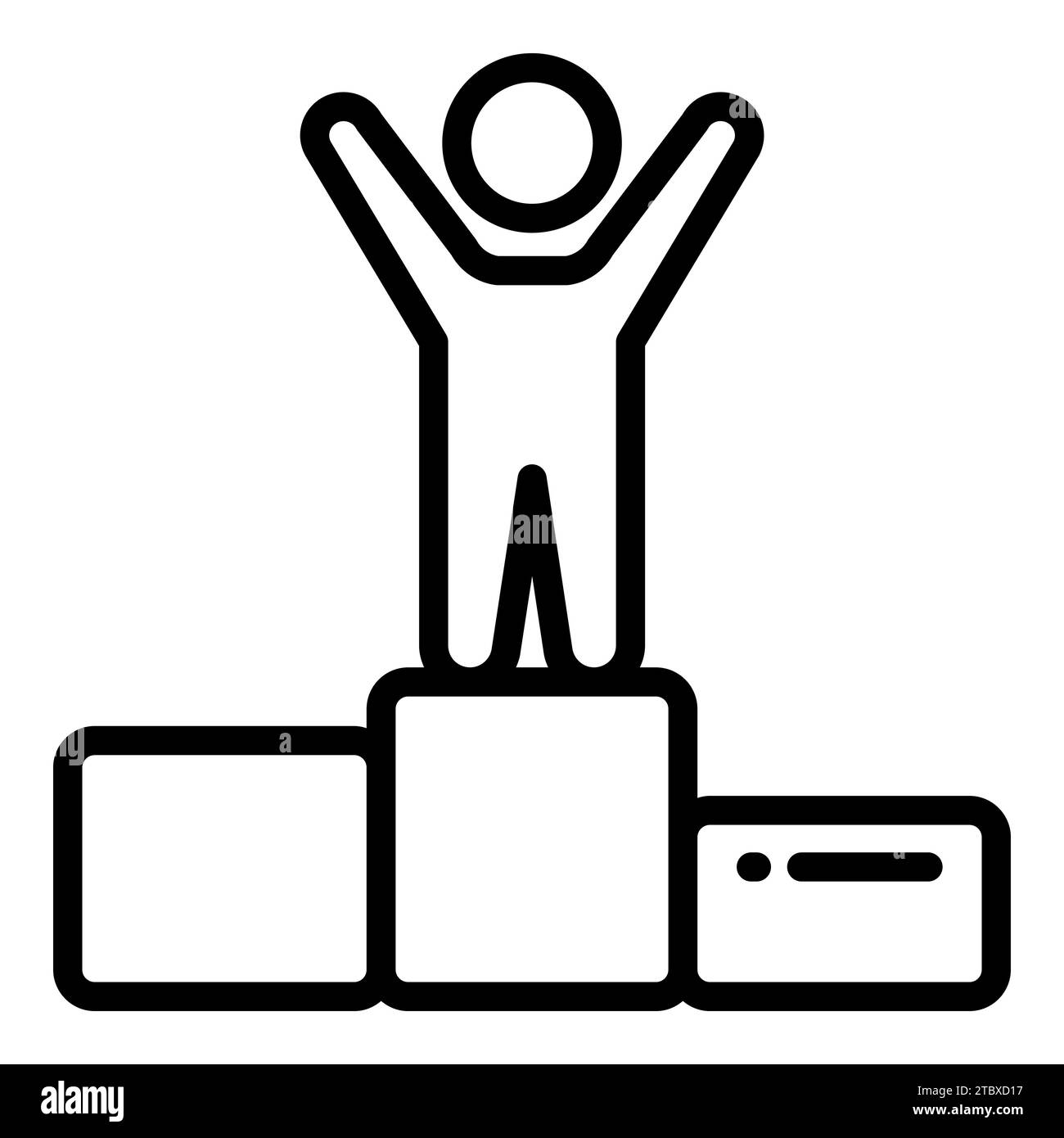 first position vector line icon, school and education icon Stock Vector ...