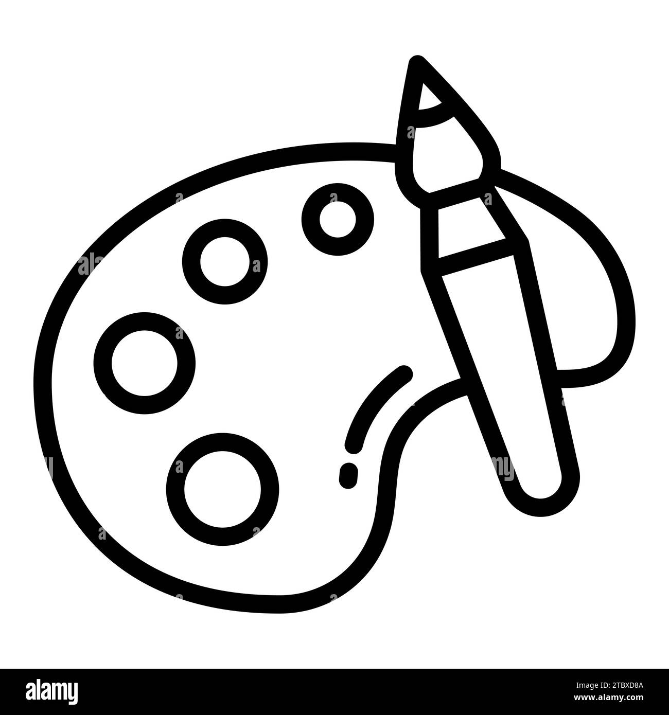 Palette vector hi-res stock photography and images - Alamy