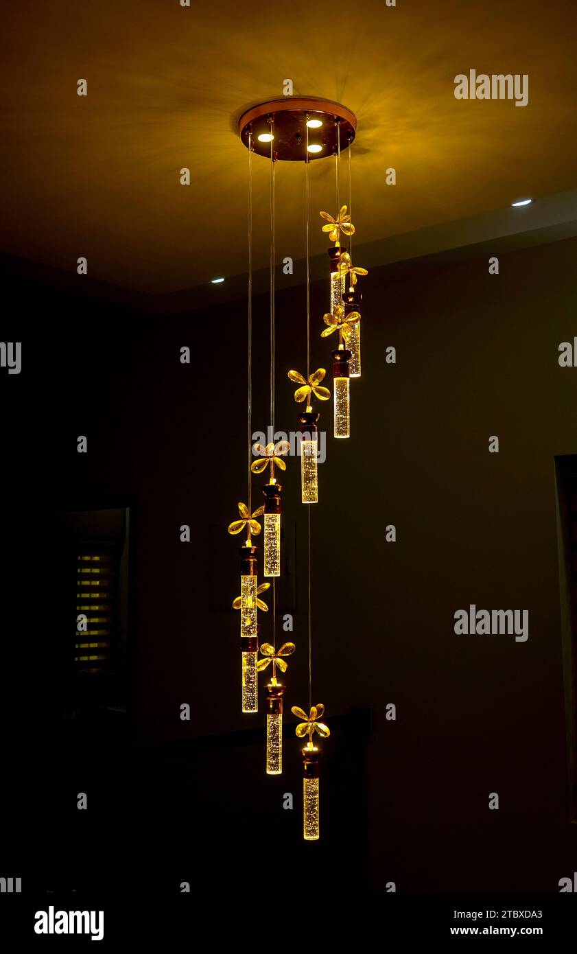 Interior lighting is like a beautiful it make happynes Stock Photo - Alamy