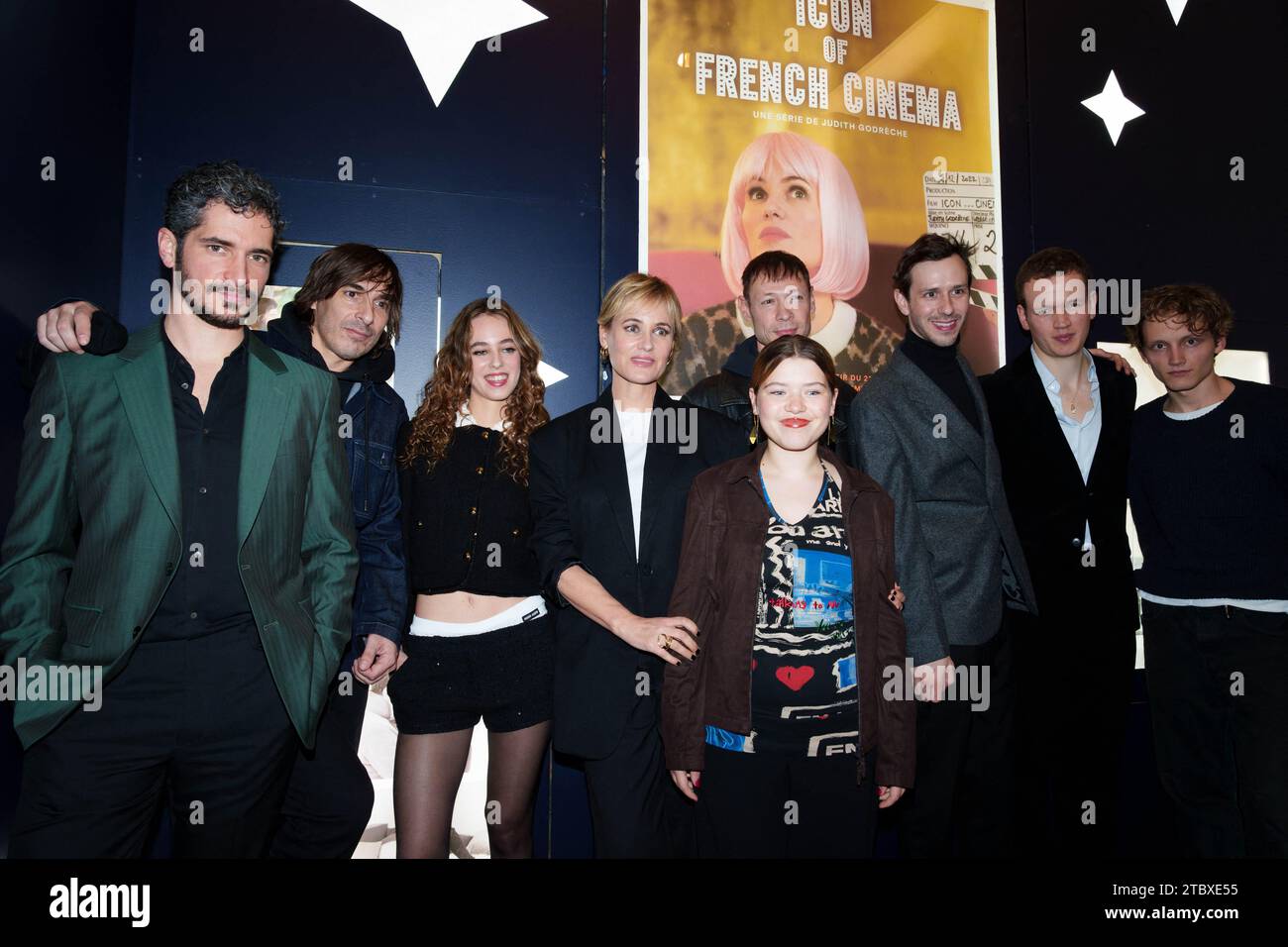 Paris, France. 08th Dec, 2023. Tess Barthelemy, Judith Godreche, Noe ...