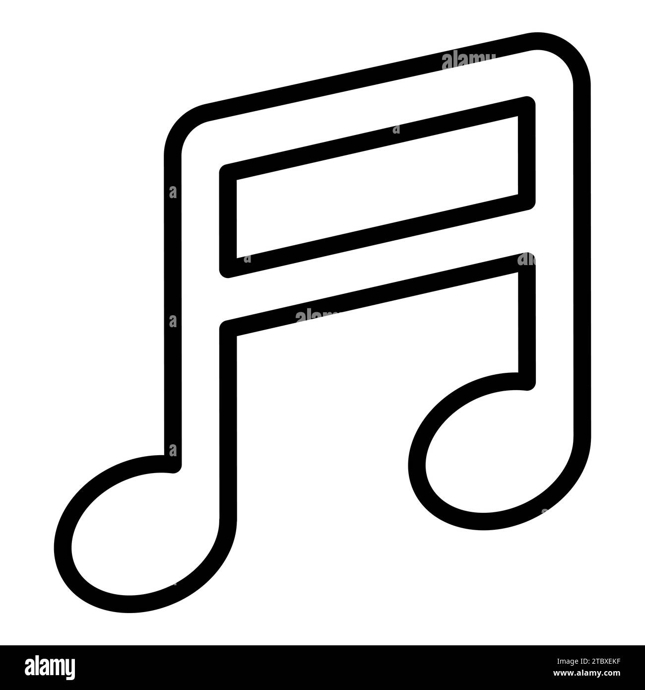 music symbol vector line icon, school and education icon Stock Vector ...