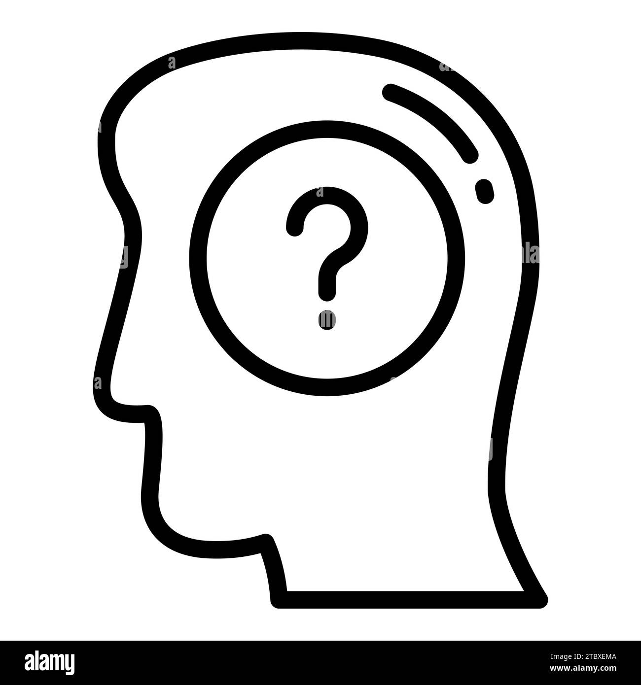 Doubt vector vectors hi-res stock photography and images - Alamy