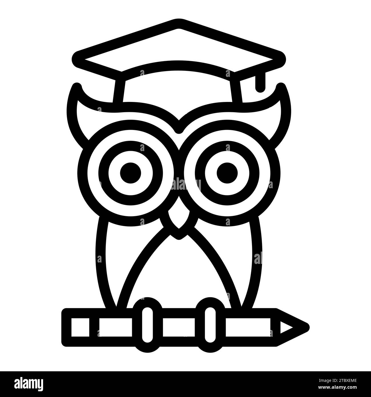 wisdom vector line icon, school and education icon Stock Vector Image ...
