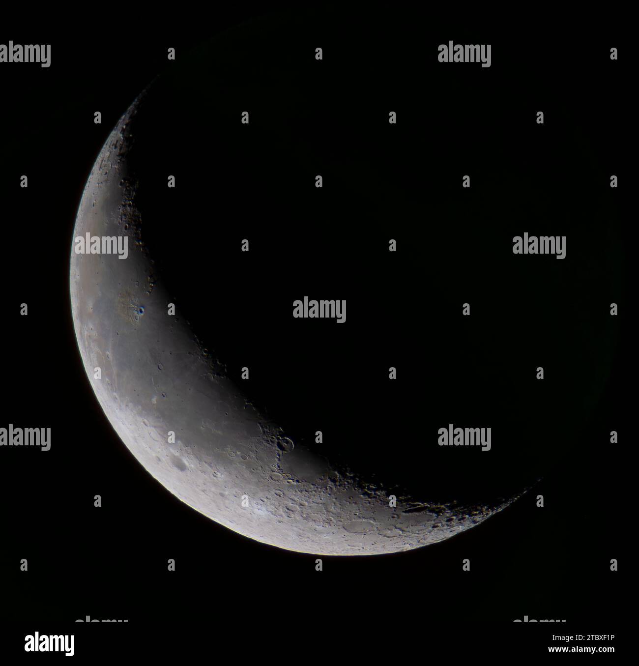 The Moon photographed early morning on 8th December 2023 above London ...