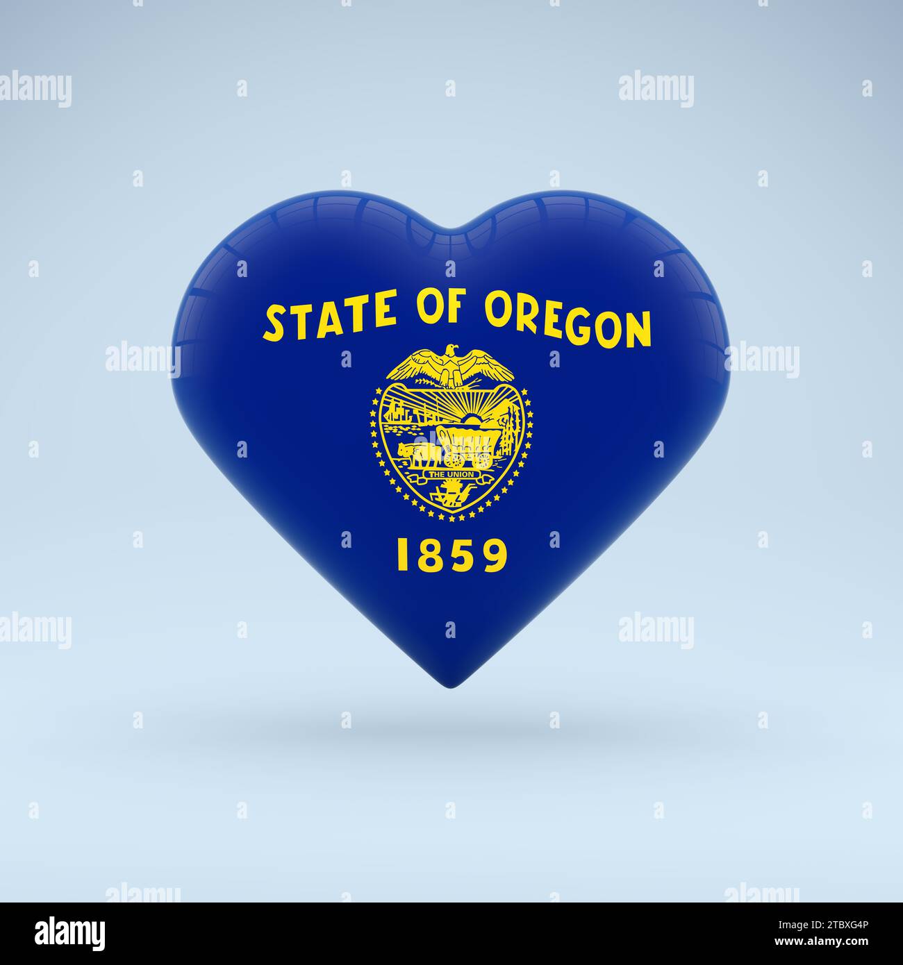 Heart flag hi-res stock photography and images - Alamy