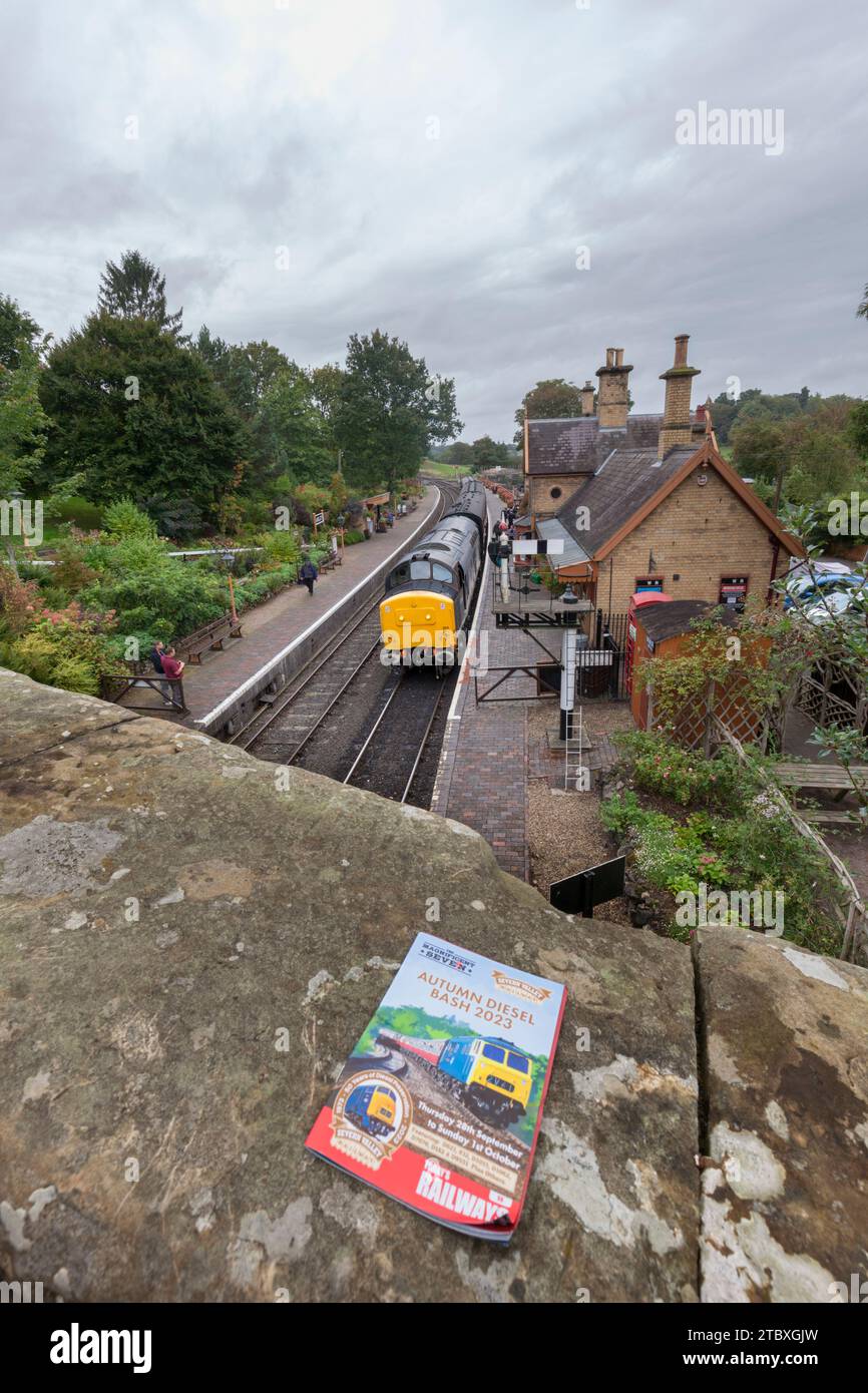 Preserved class 37 diesel locomotive 37263 at Arley, Severn Valley ...