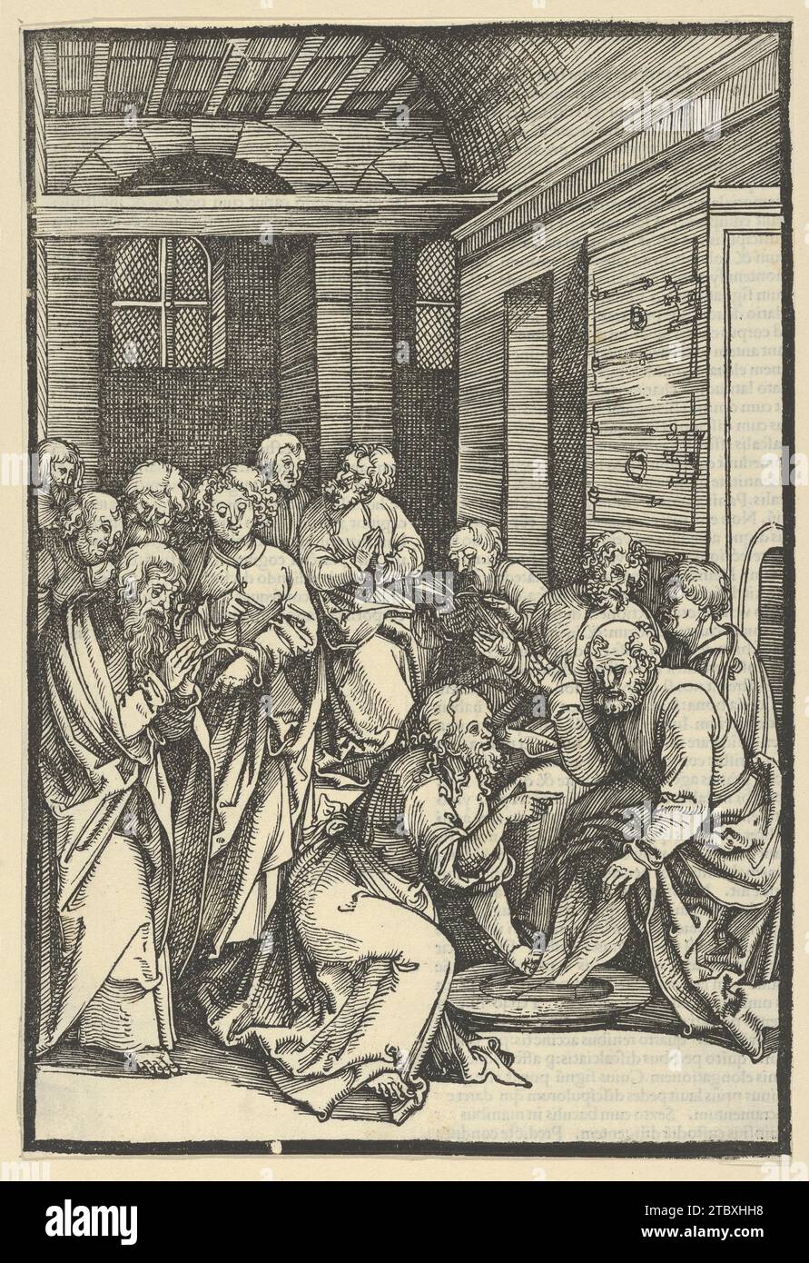 Christ Washing Saint Peter's Feet, from Speculum passionis domini ...