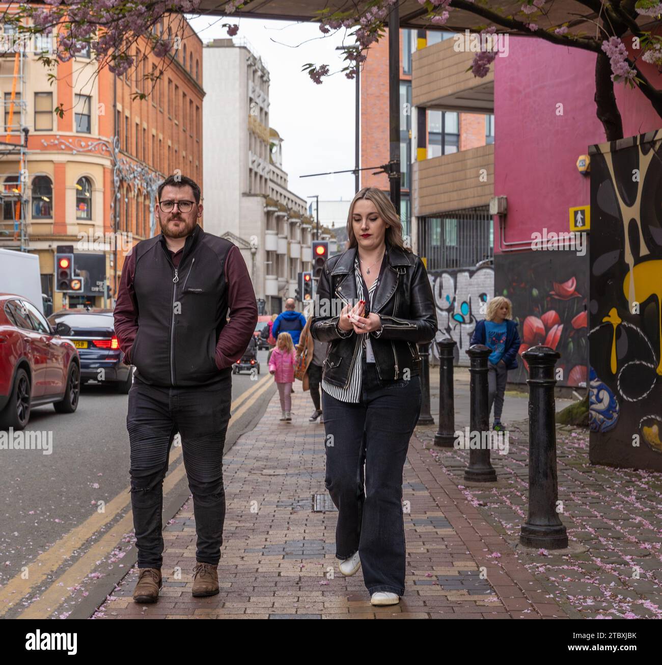 manchester street scenes Stock Photo - Alamy