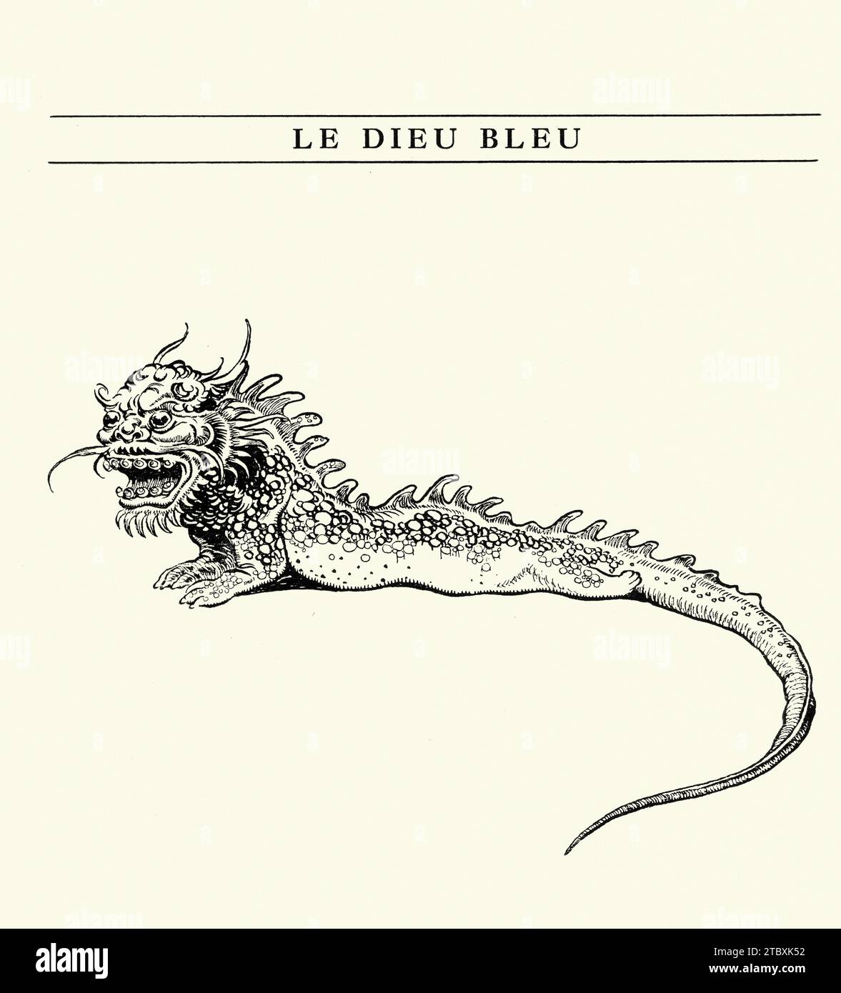 The Monster, Costume design for Le Dieu bleu is a ballet in one act ...