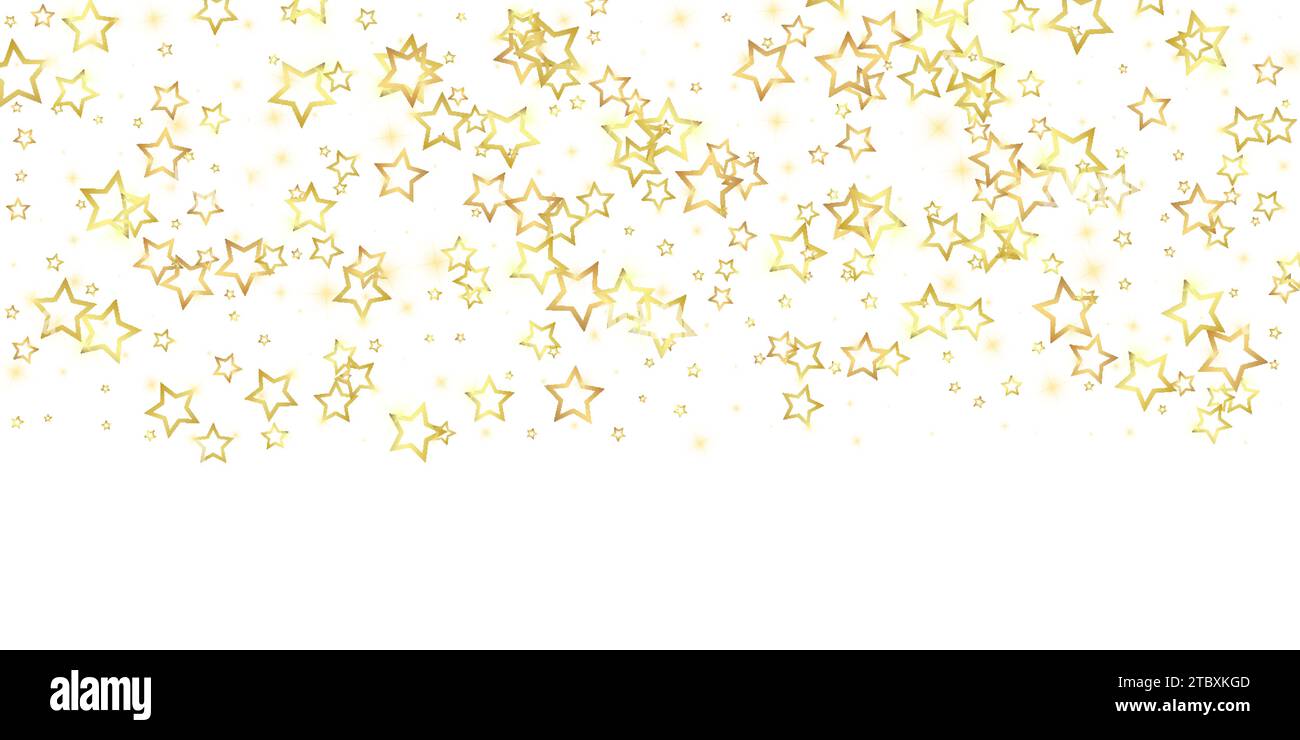 Christmas stars vector overlay. Magic stars luxury sparkling confetti ...