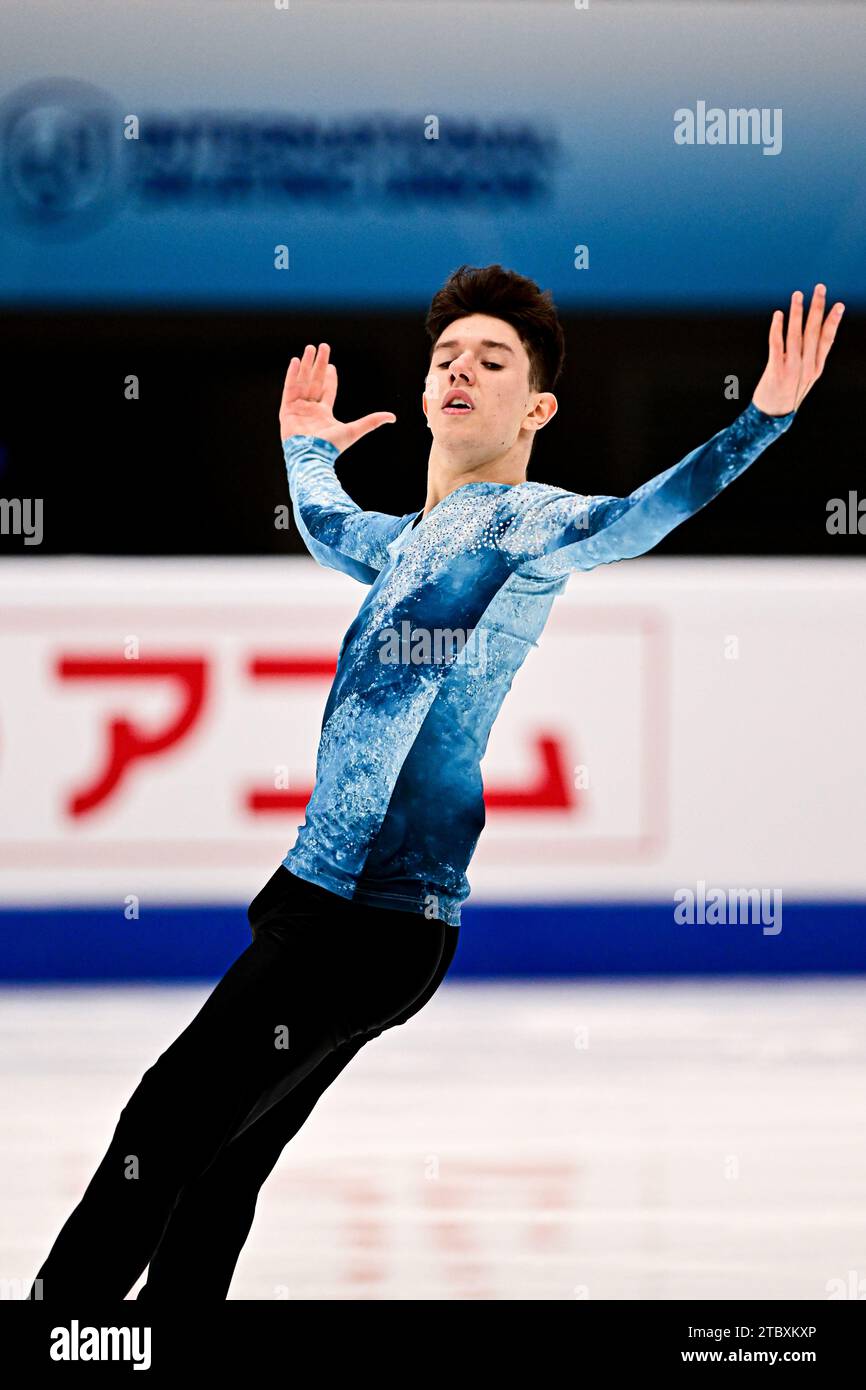 Beijing, China. 9th Dec 2023. Adam HAGARA (SVK), during Junior Men Free ...