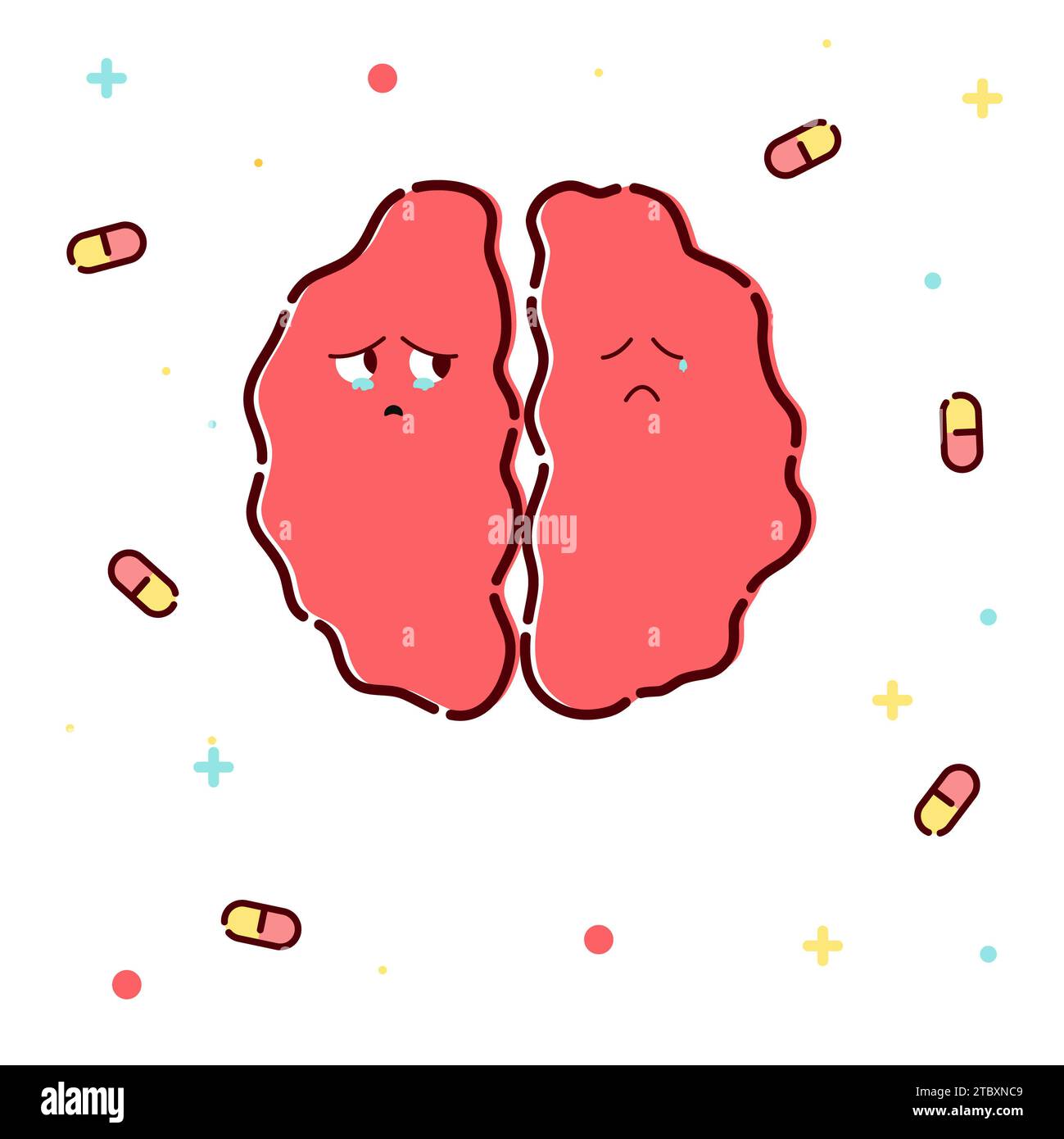 Concept memory loss brain Cut Out Stock Images & Pictures - Alamy