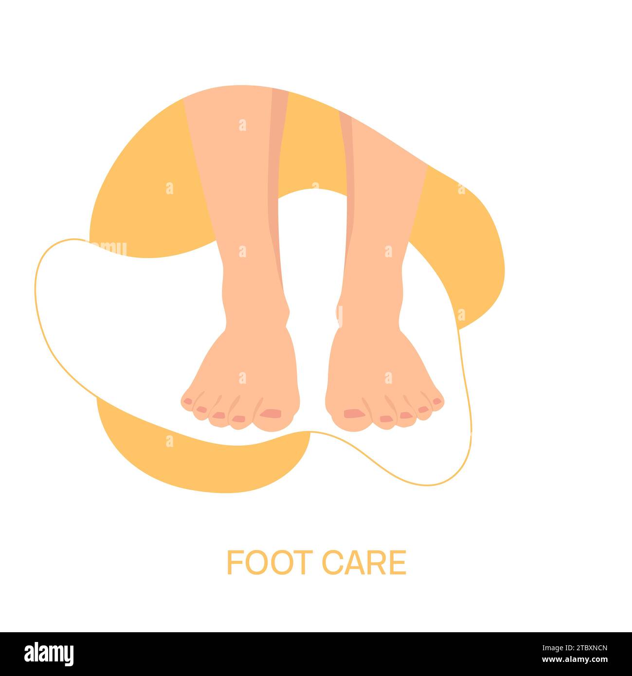 Foot care illustration hi-res stock photography and images - Alamy