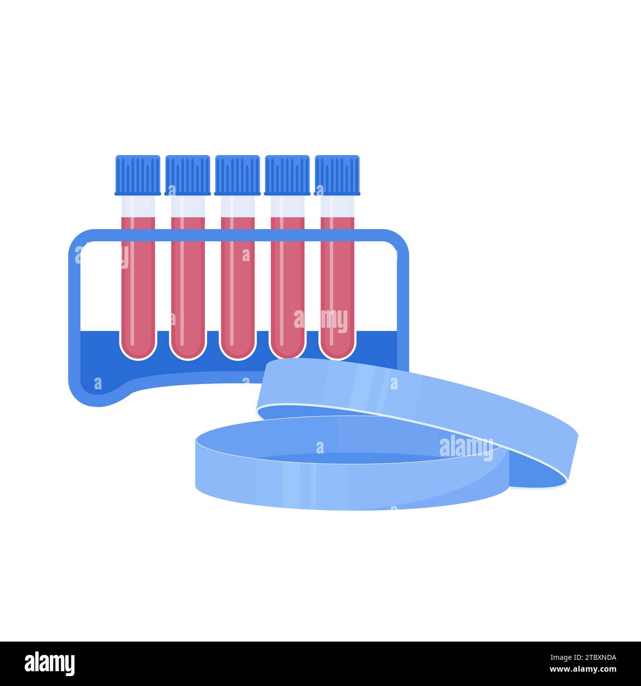 Dna genetic testing illustration Cut Out Stock Images & Pictures - Alamy