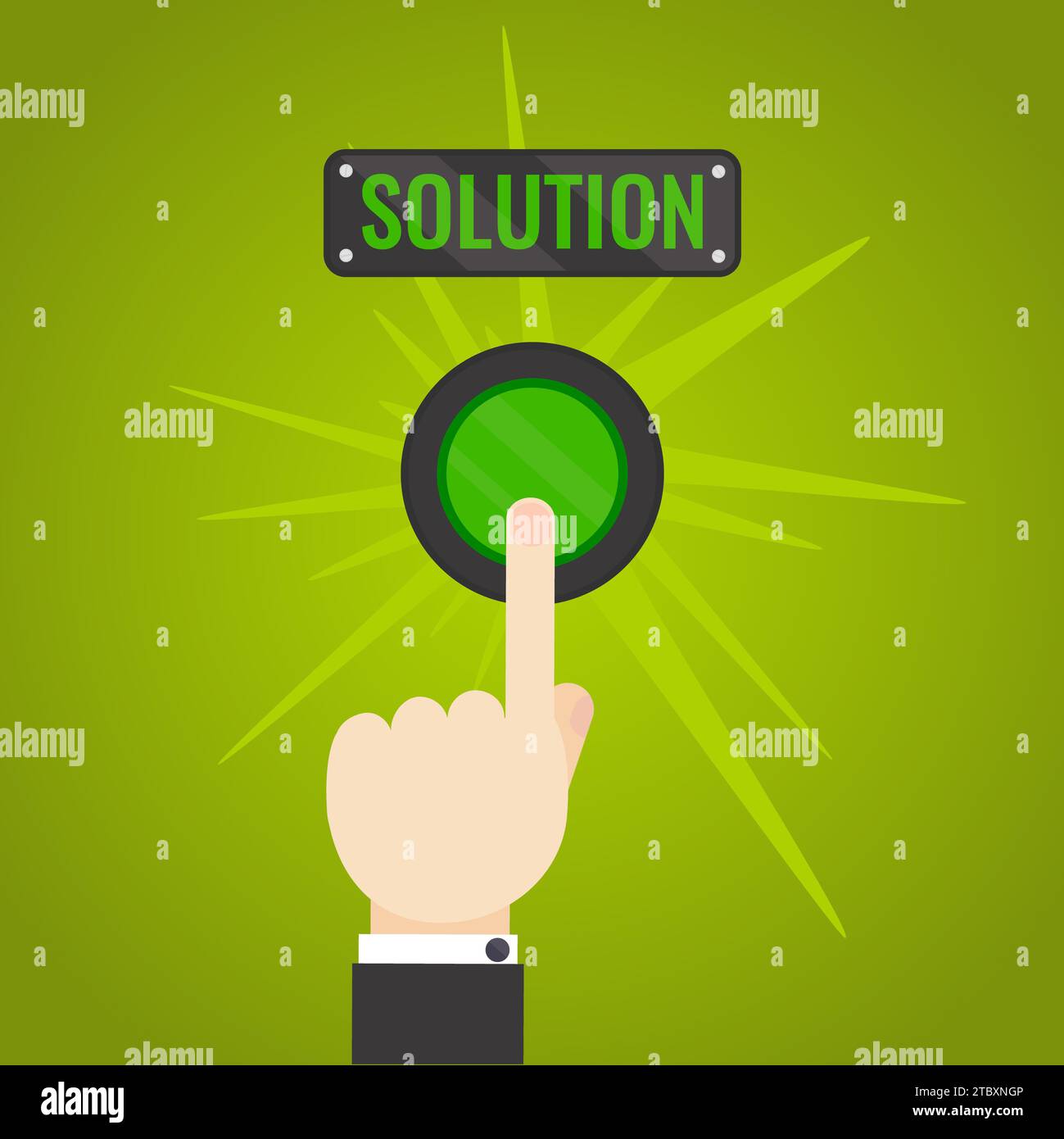 Solution, conceptual illustration Stock Photo - Alamy