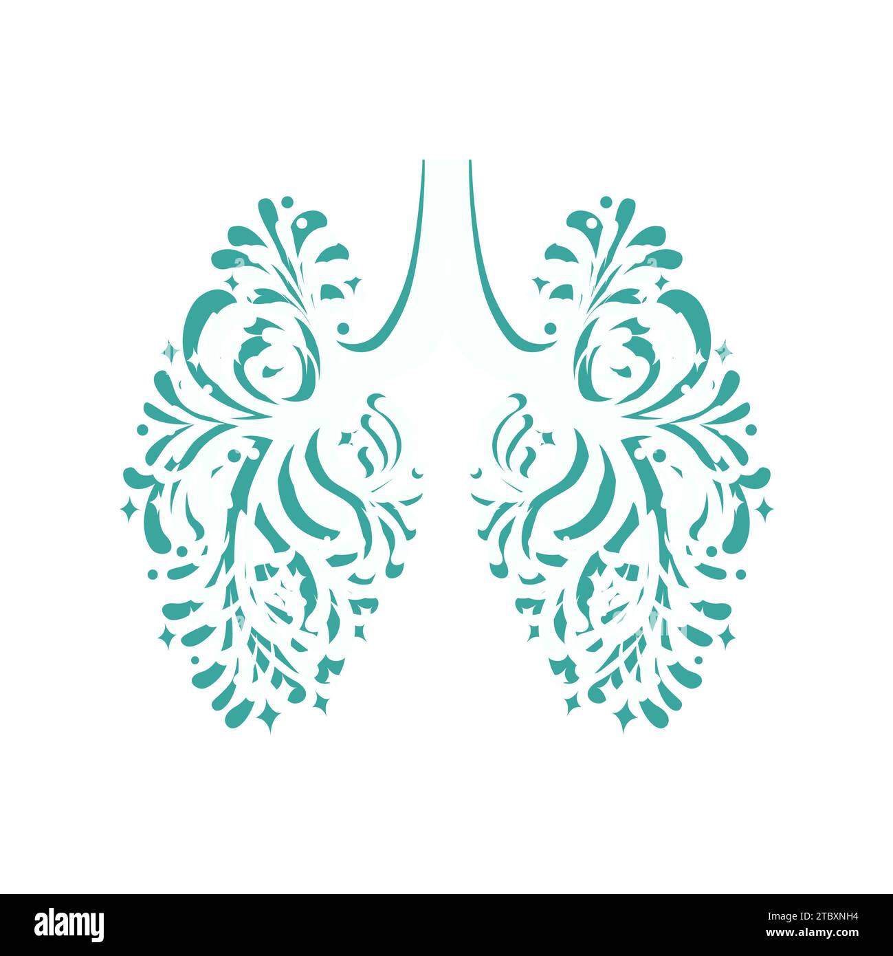 Lungs of planet Earth, conceptual illustration Stock Photo - Alamy