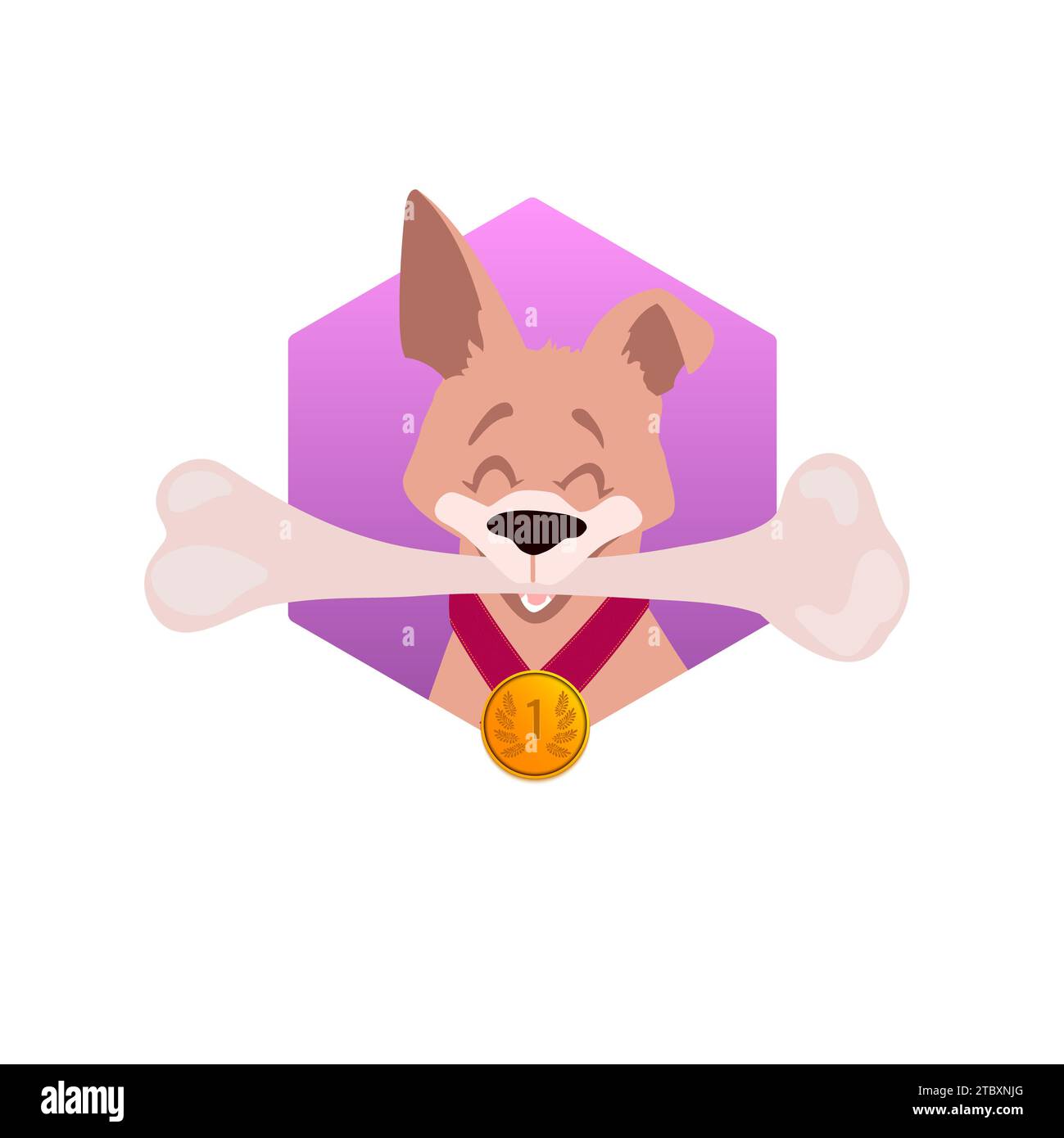 Dog show, conceptual illustration Stock Photo - Alamy