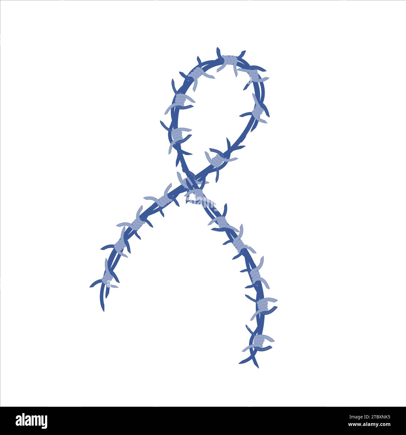 Barbed wire and ribbon hi res stock photography and images Alamy