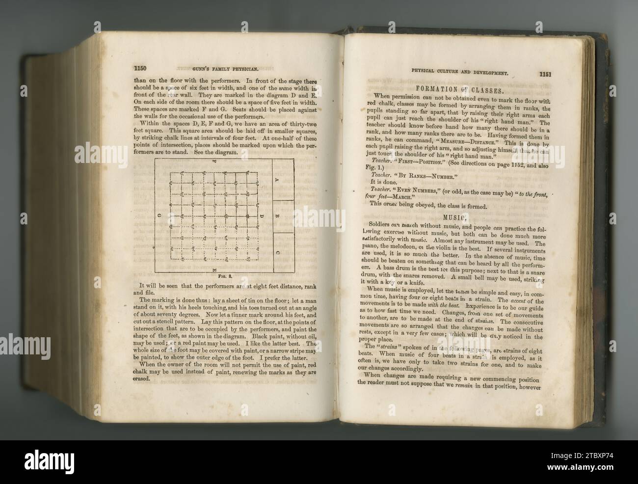 Old book, vintage and journal with diagram or parameter in manuscript ...