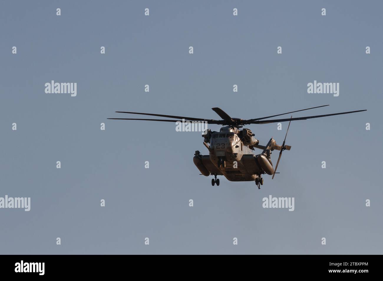 A Sikorsky CH53E Super Stallion Helicopter with the USMC Marine Heavy ...