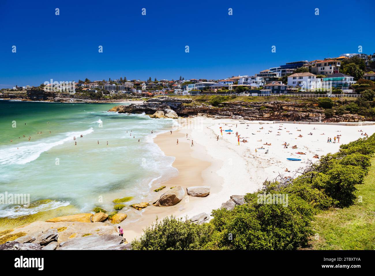 People swimming in sea tamarama hi-res stock photography and images - Alamy