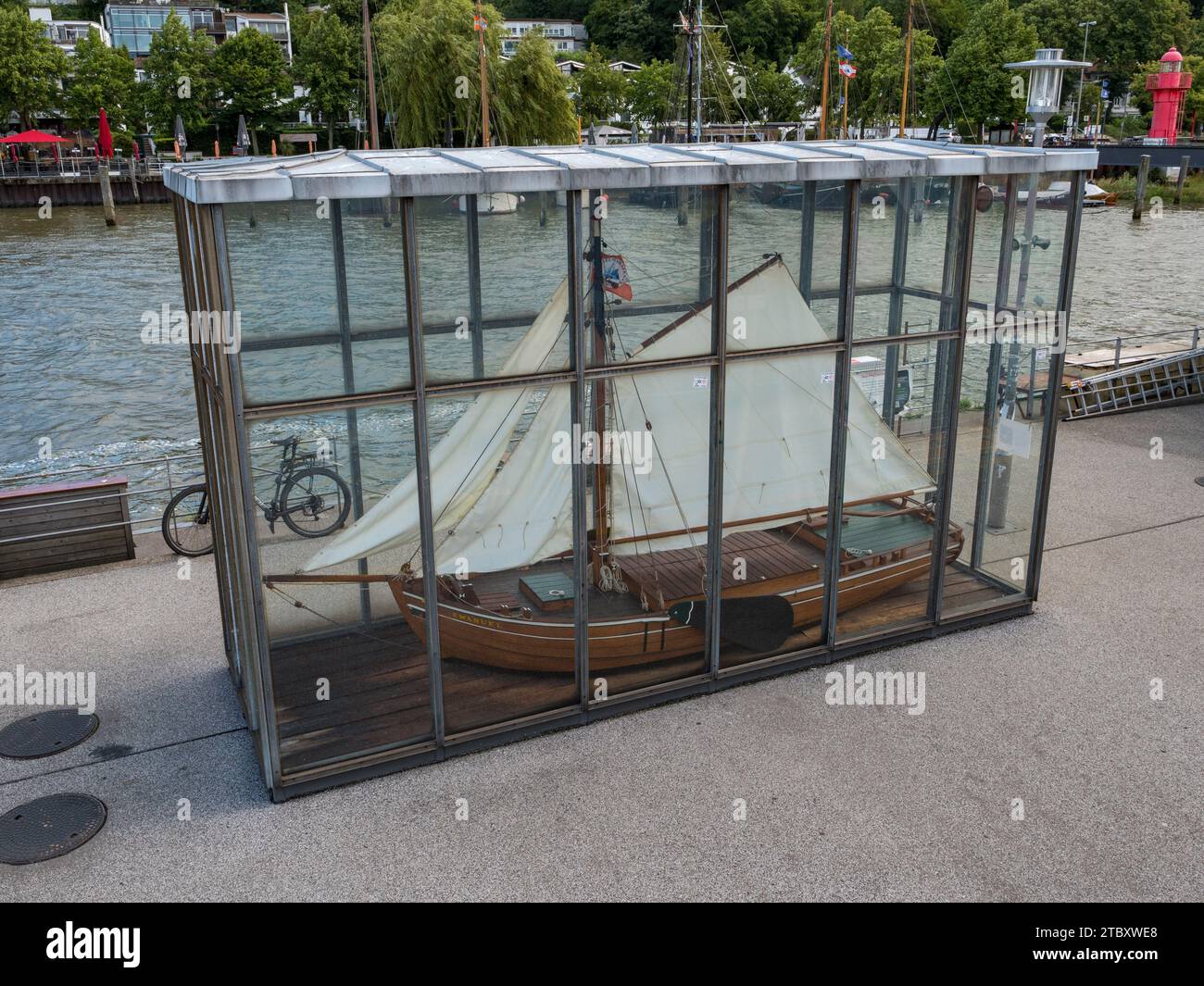 A large model fishing cutter (Großmodell Fischkutter) at the Vintage ...