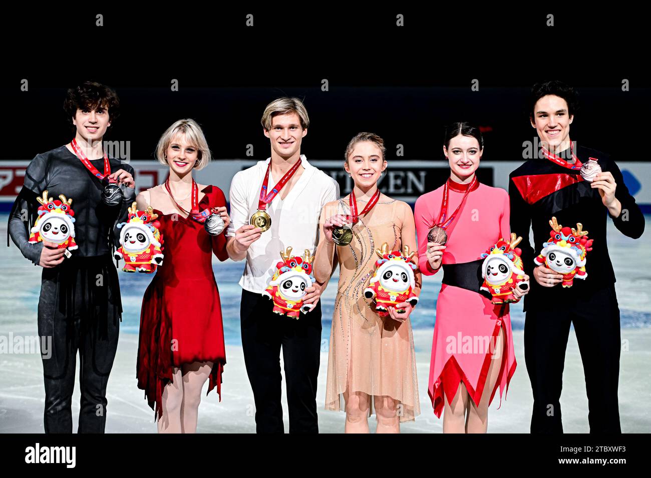 Junior Ice Dance Awards, L-R, Elizabeth TKACHENKO & Alexei KILIANOV ...