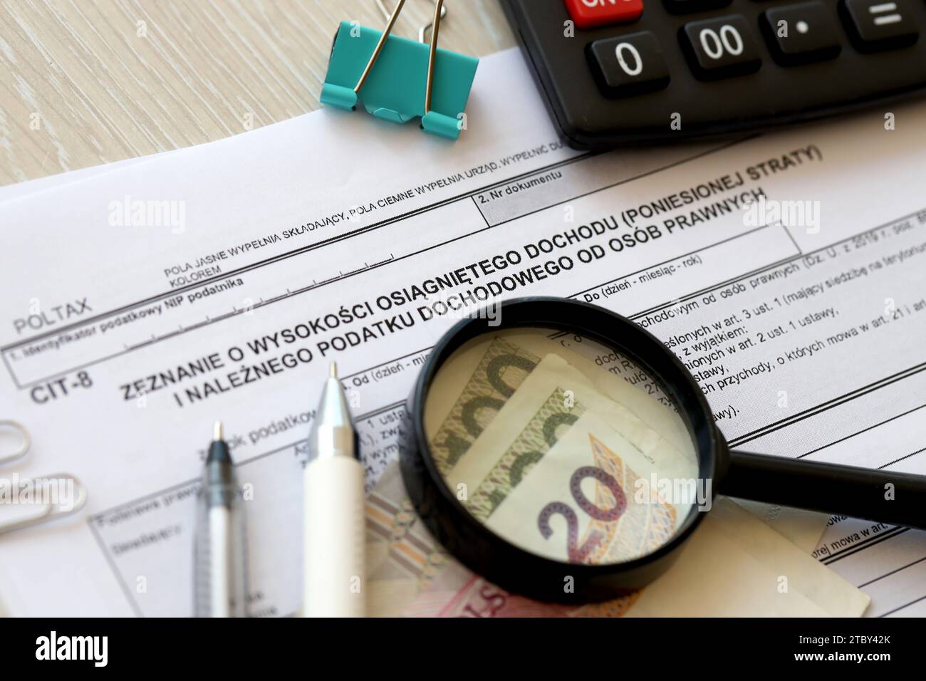 Declaration of the amount of earned income or incurred loss and ...