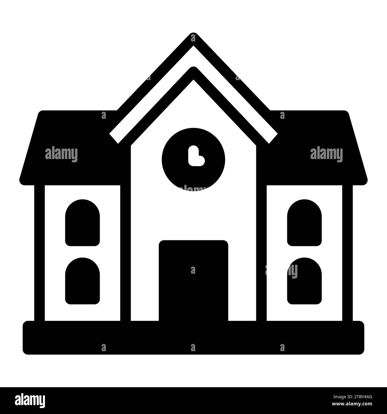 school building vector glyph icon, school and education icon Stock ... school building vector glyph icon, school and education icon Stock ...
