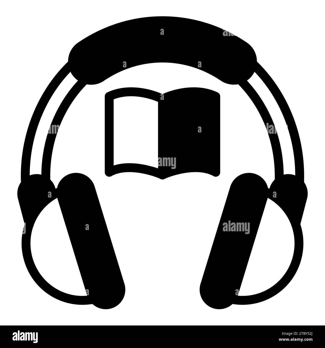 listening vector glyph icon, school and education icon Stock Vector ...