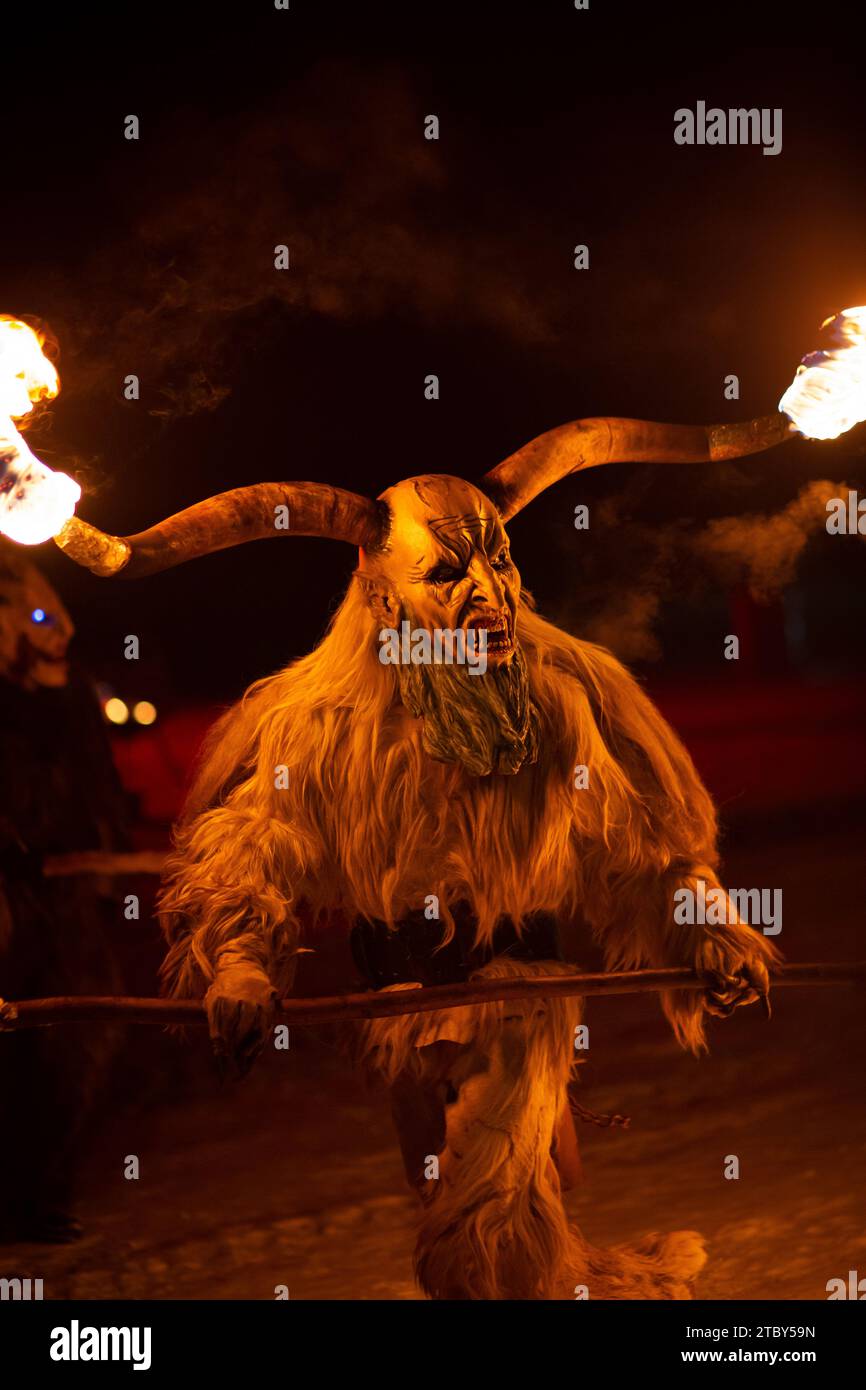 The Perchtenlauf is a custom from the Alpine region. Perchten are ...