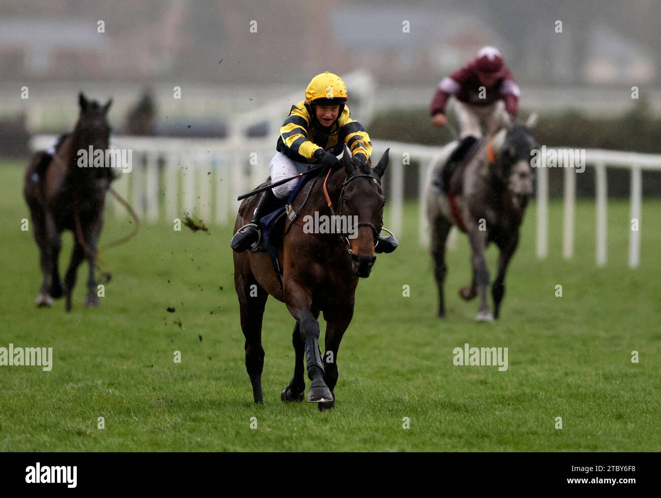 Chambard ridden by Lucy Turner on their way to winning the BoyleSports ...