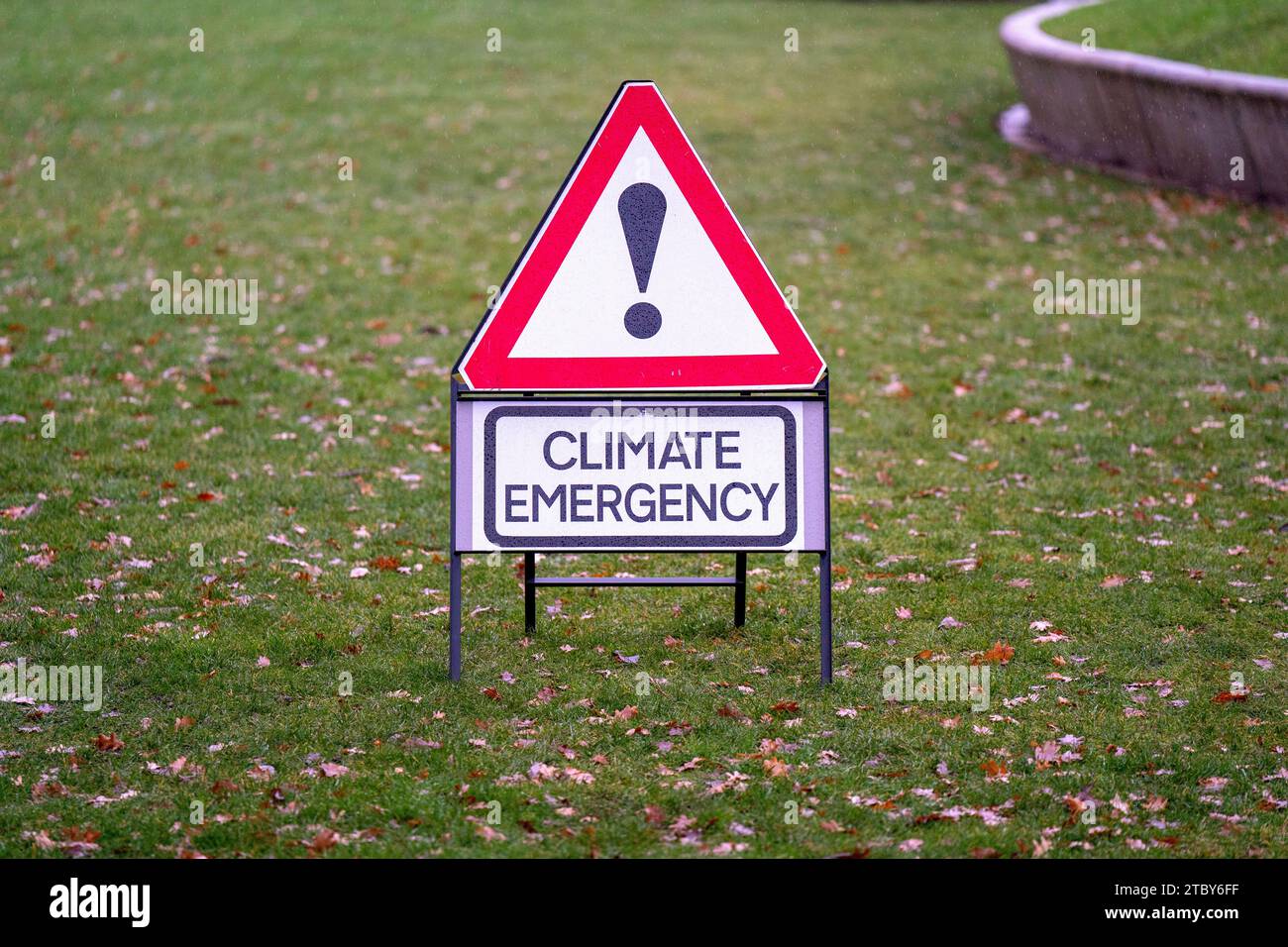 Climate emergency sign during the Cop28 global day of action for ...